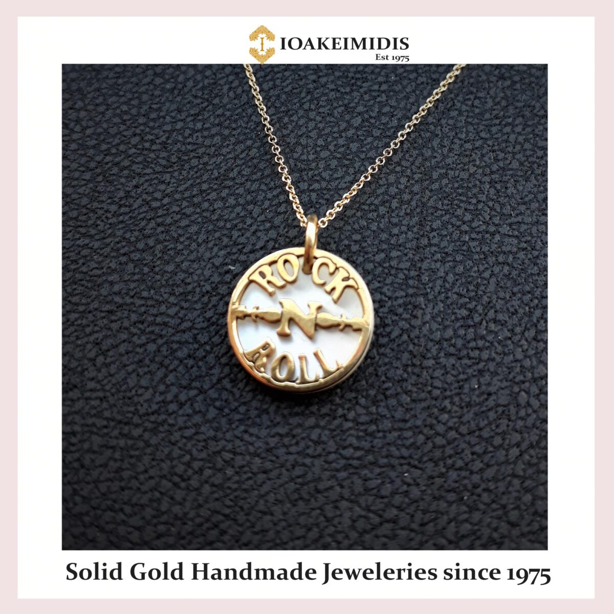 Rock n Roll pendant - Ioagold Greek Jewellery Boutique