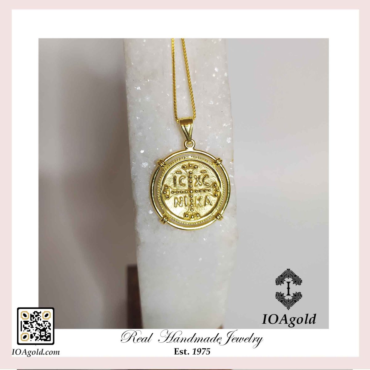 Christian Byzantium Pendant ''Constantinato'' - gold 14k - sku 90 ...